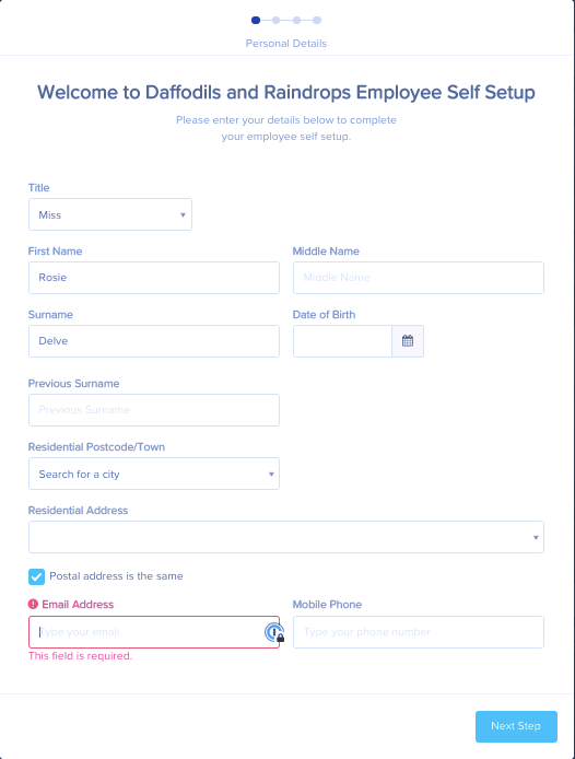 Employee Self Setup - Employee Process – Employee Help Zone (UK)