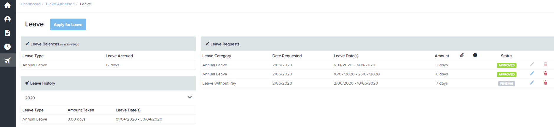 Cancelling Leave Requests – Employee Help Zone (MY)
